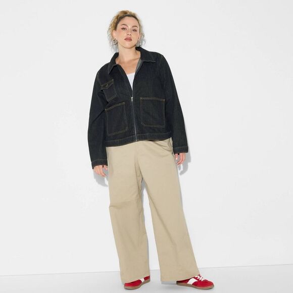 wild fable | Jackets & Coats | Wild Fable Womens Denim Utility Jacket ...